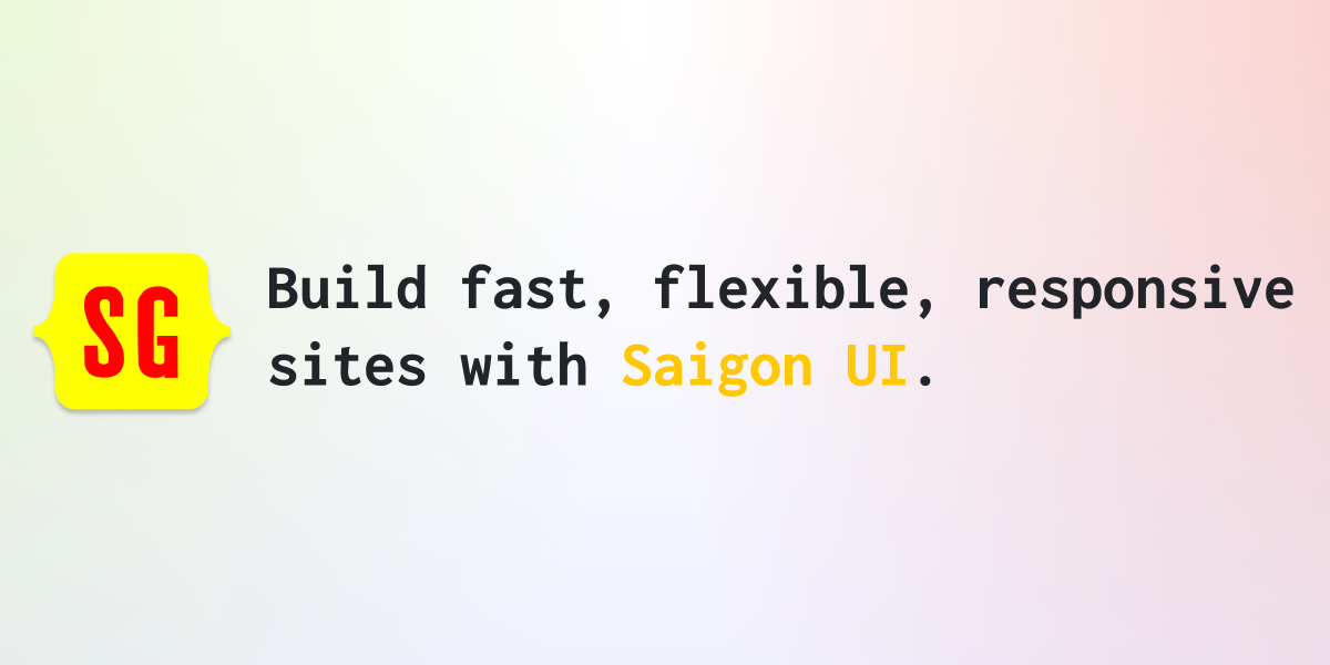 Saigon UI - React UI framework
